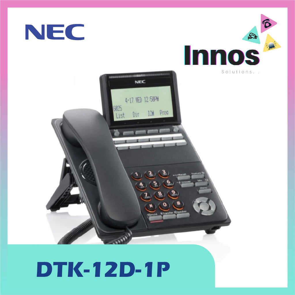 NEC DT530 12 Button Display DTK-12D-1P(BK)TEL | Shopee Malaysia