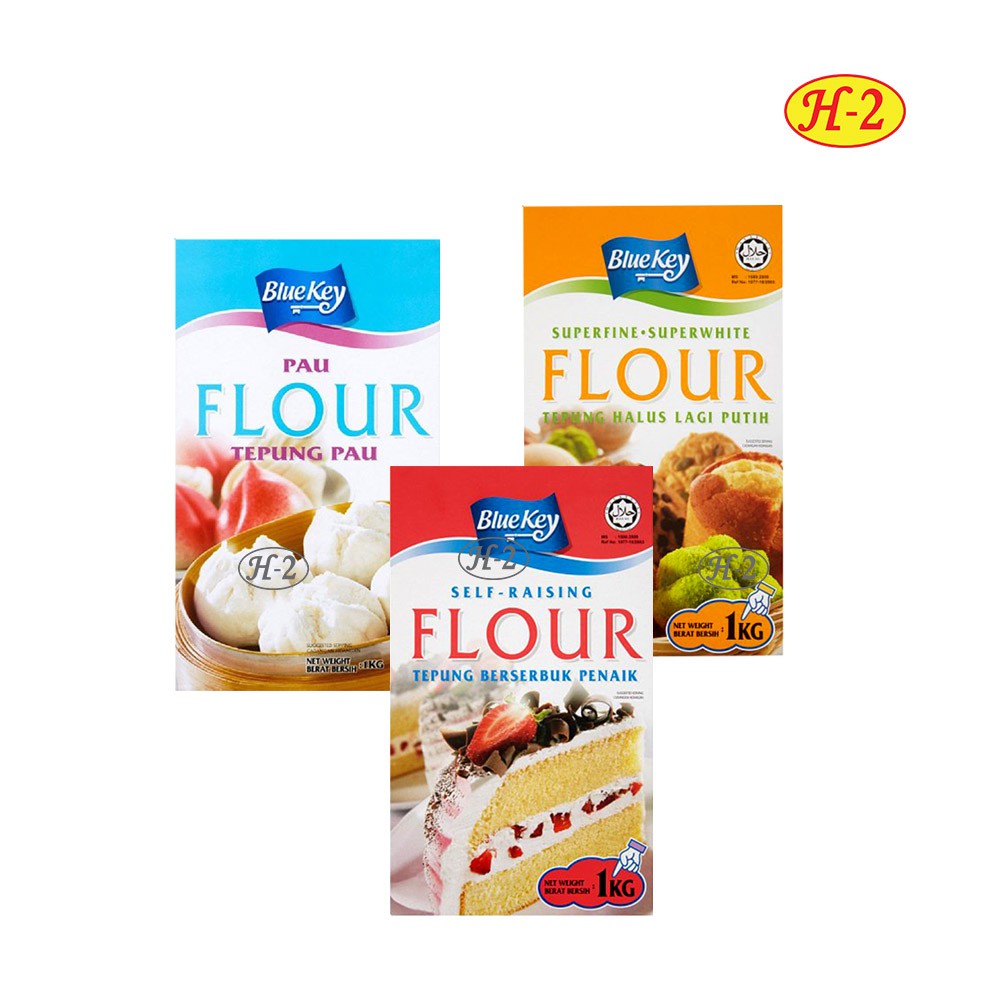 Blue Key Self-Raising Flour - Cake/Pau Flour (1kg) | Shopee Malaysia