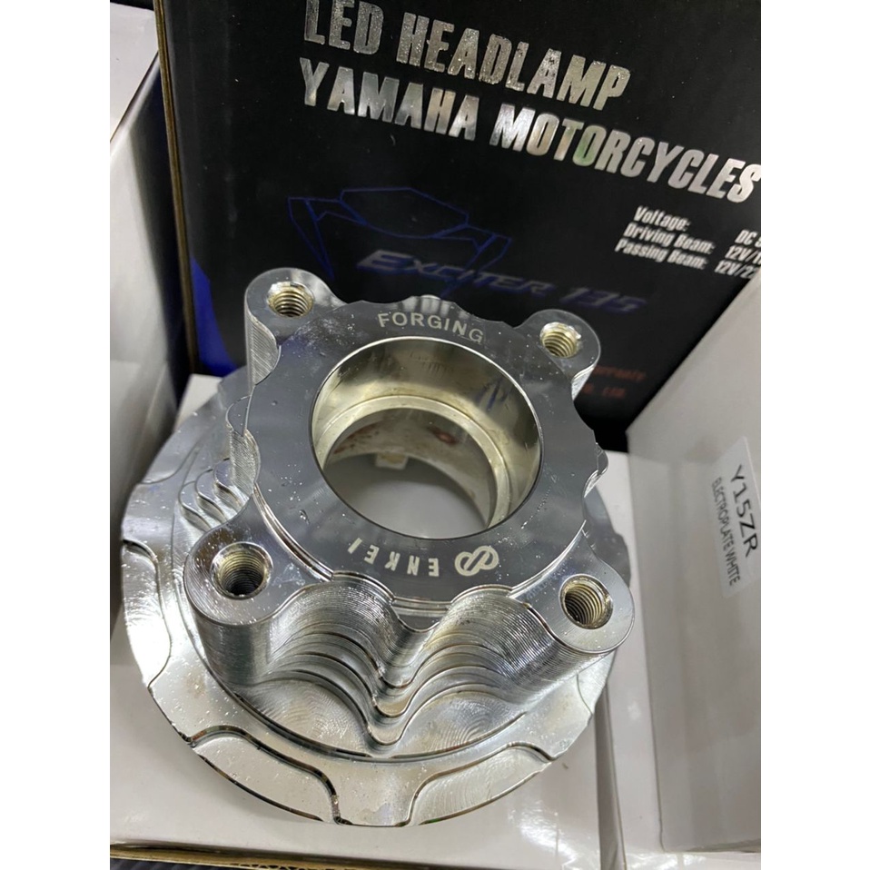 🔥 💯%Offer🔥Y15ZR V1/V2 / LC135 5S Enkei Sprocket Hub CNC Alloy Forging Silver Chrome | Shopee ...