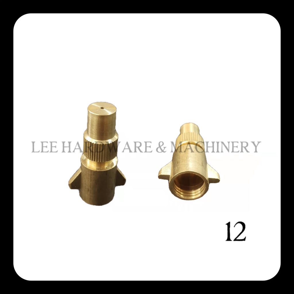 Nozzle Brass Pam racun knapsack sprayer ( HIGH PRESSURE NOZZLE ...