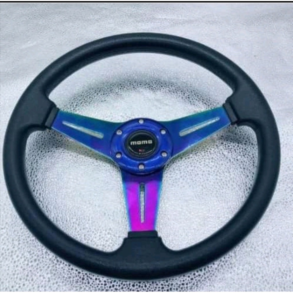 🎈 READY STOCK 🎈 MOMO 14'' INCH SPORT RACING STEERING WHEEL CAR ( UNIVERSAL ) 🌟 5125 🌟 | Shopee ...