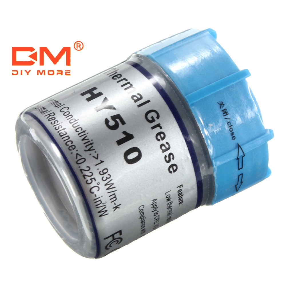 DIYMORE HY510 CN10 Grey Thermal Conductive Grease Paste GPU CPU LED ...