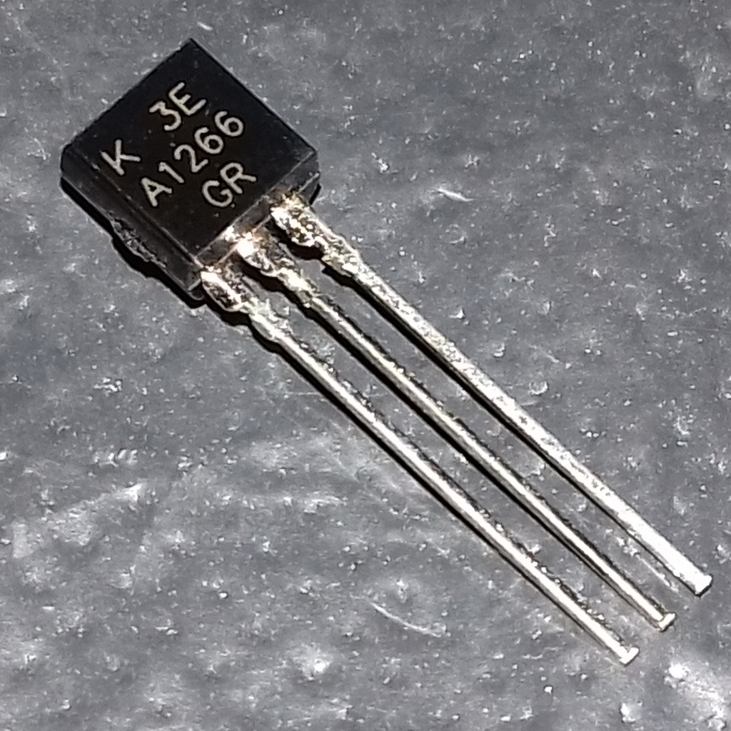 (1602)(1603) 2SA1266 2SC3198 A1266 C3198 0.15A 50V TO-92 PNP NPN BIPOLA ...