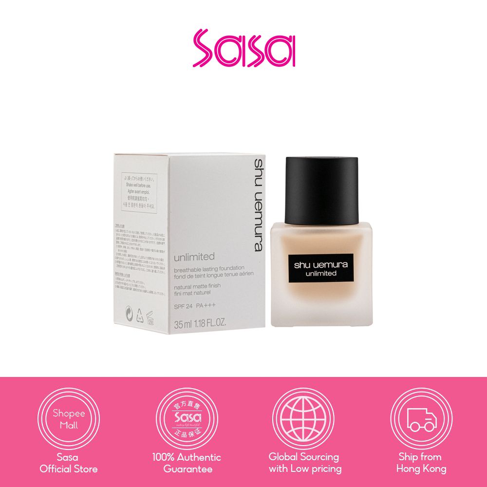 Shu Uemura Unlimited Breathable Lasting Foundation SPF24 PA+++ 35ml (No 674/ 774/ 584/ 574 ...