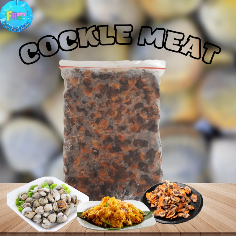 Frozen Half Cook Cockle Meat / Isi Kerang Separuh Masak Sejuk Beku (1kg ...