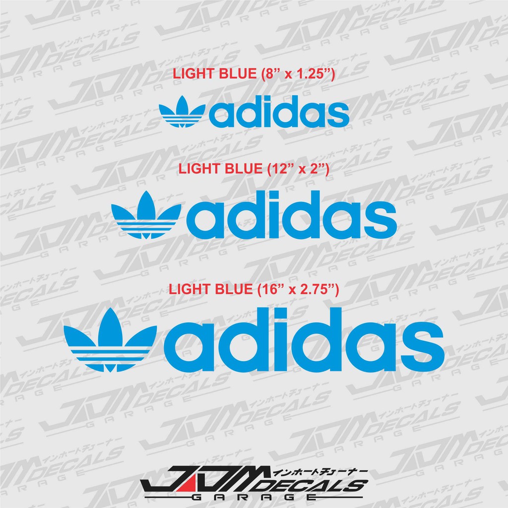 Adidas Vinyl Sticker | Shopee Malaysia
