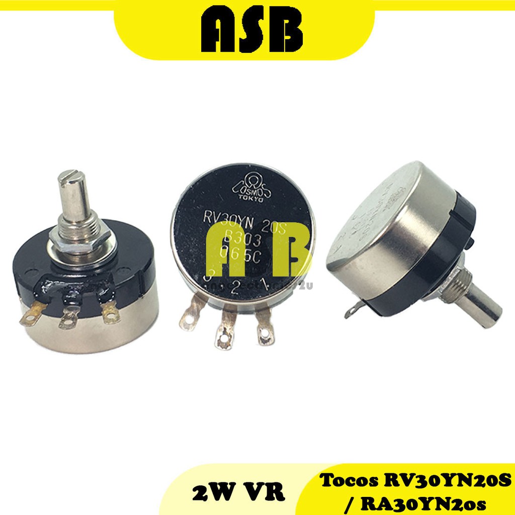 TOCOS RV30YN20S / RA30YN20S 2W Variable Resistor (O) (100/200/500) E ...