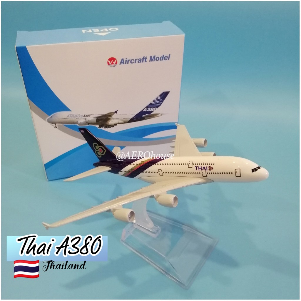 Latest Aeroplane/ 10Aircraft Model-Thai A380 (Thailand) | Shopee Malaysia