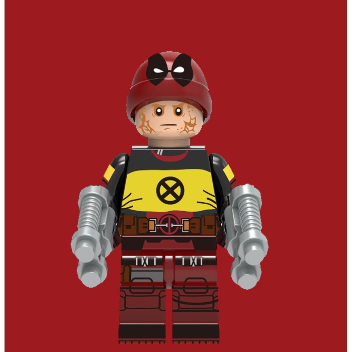 Lego Compatible Deadpool Mask Off Marvel Superheroes Blocks Minifigures ...