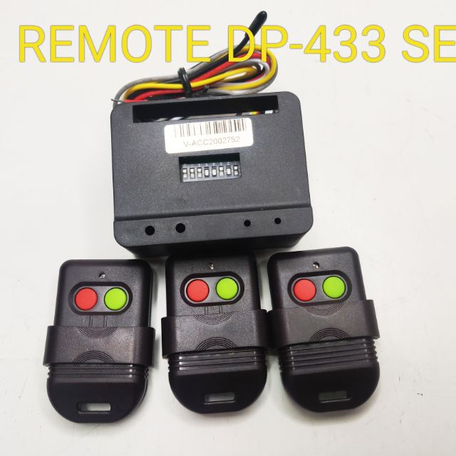 REMOTE AUTOGATE SET 433MHZ AUTOGATE CONTROL SET (1 receiver 3remote ...