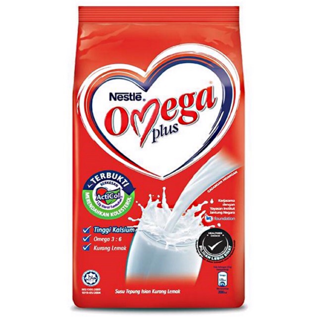 Nestle Omega Plus Milk Powder (600g/1kg/chocalate 900g） | Shopee Malaysia