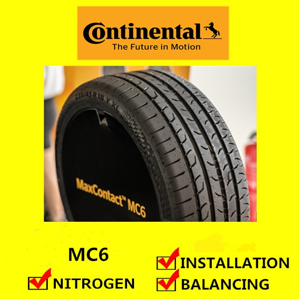 Continental MaxContact MC6 tyre tayar tire (with installation) 255/35R18 265/35R18 255/40R18 275 ...