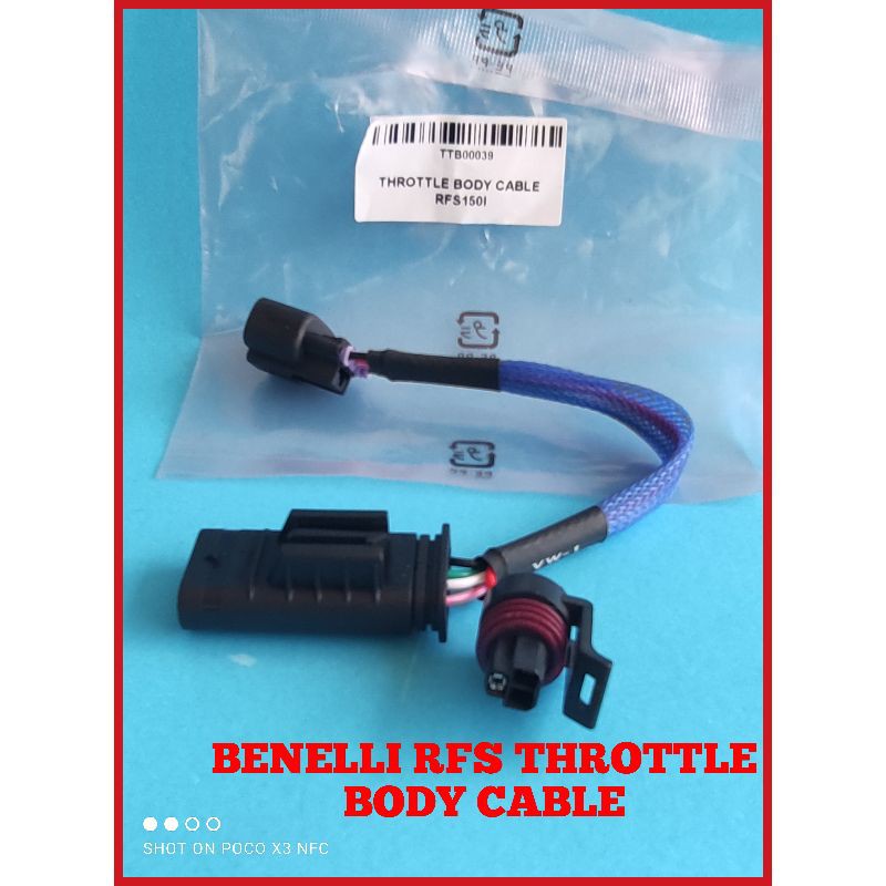 BENELLI RFS 150I TO Y15ZR THROTTLE BODY CONVERT CABLE | Shopee Malaysia