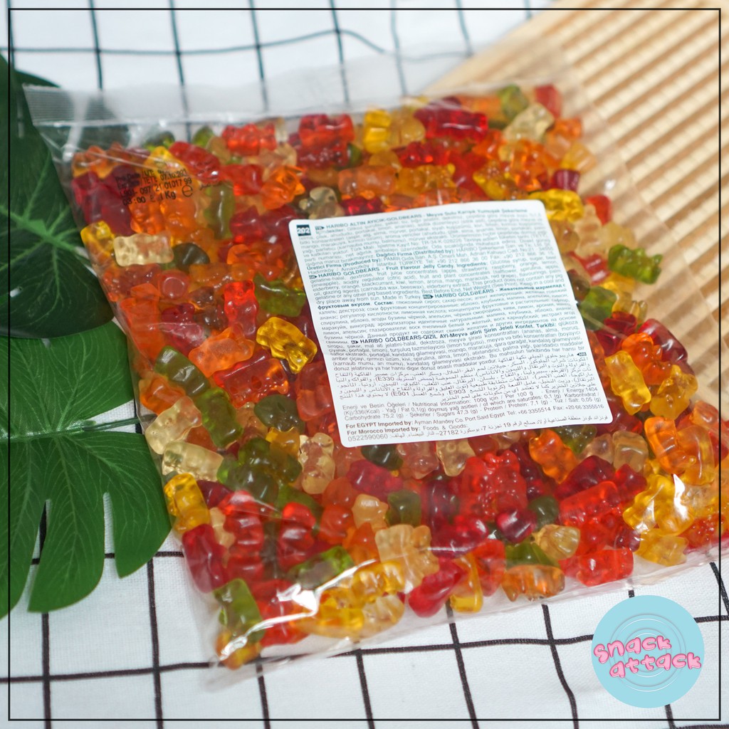 Haribo Gold Bears Gummy Candy [HALAL] - 1kg [READYSTOCK} | Shopee Malaysia