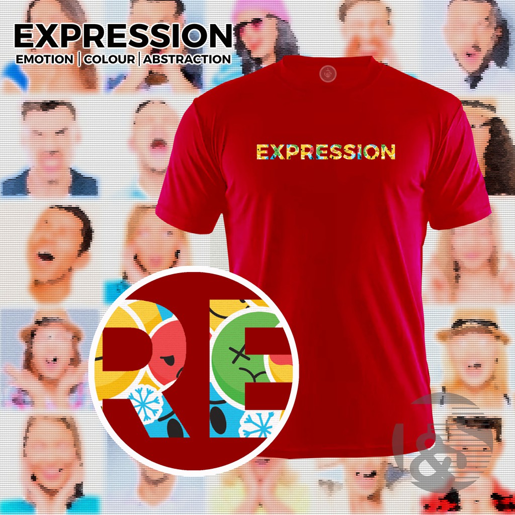 Sport T-Shirt Microfiber Quick Dry Unisex Graphic Tee [ Expression ...