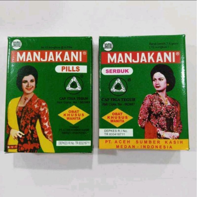 JAMU SERBUK & PILL MANJAKANI TIGA TEGUH [ ORIGINAL ] | Shopee Malaysia