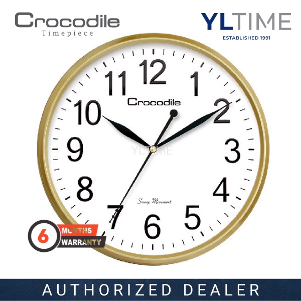 Crocodile CLCW802-W7 Analog Sweep Wall Clock (100% Original & New ...