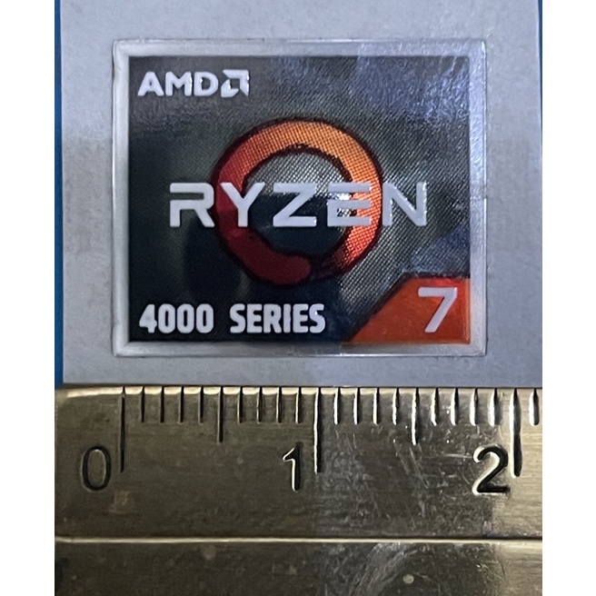 Original AMD Ryzen 7 4000Series logo Sticker | Shopee Malaysia