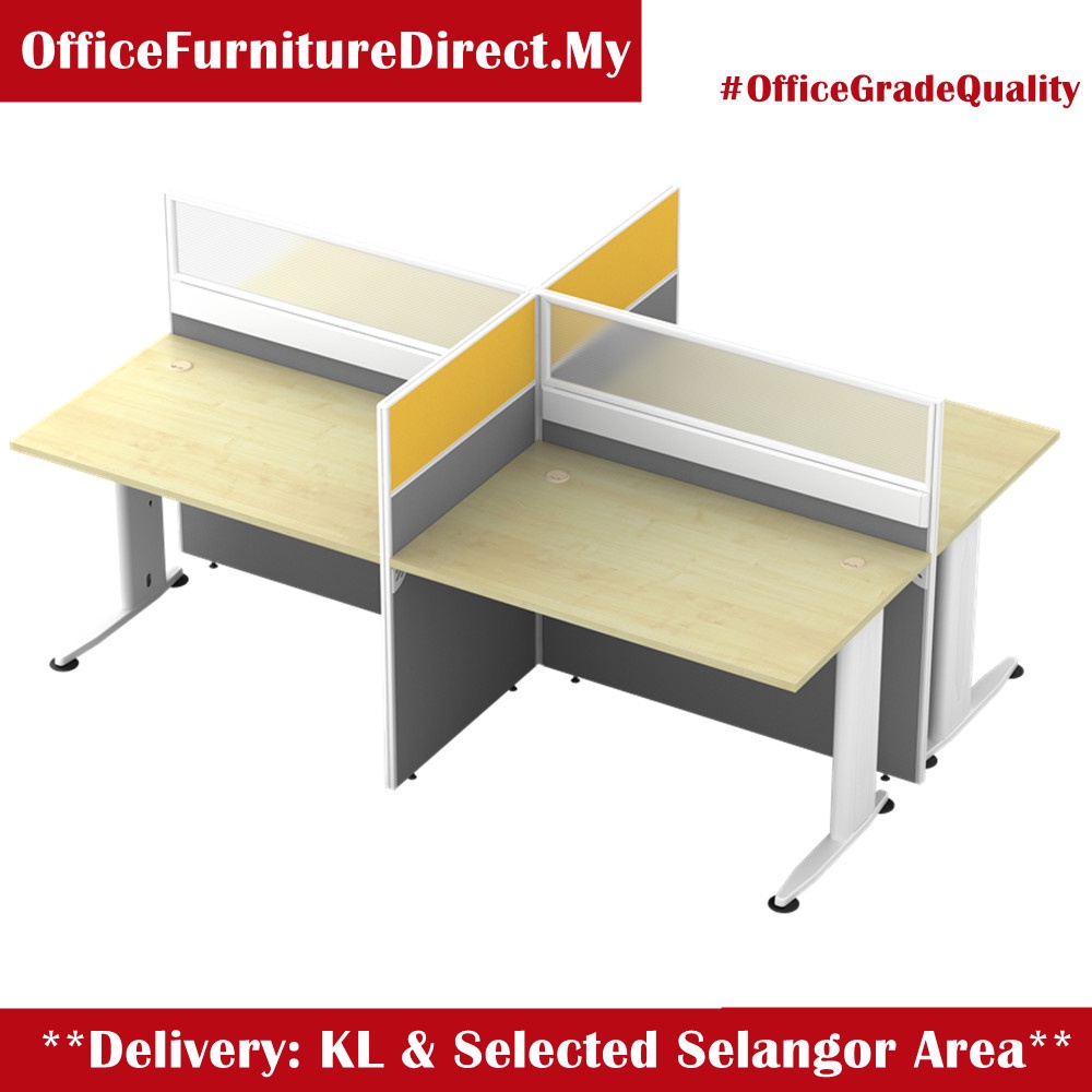 VSS 4 Seater Workstation Table 30-HR-4 | Shopee Malaysia