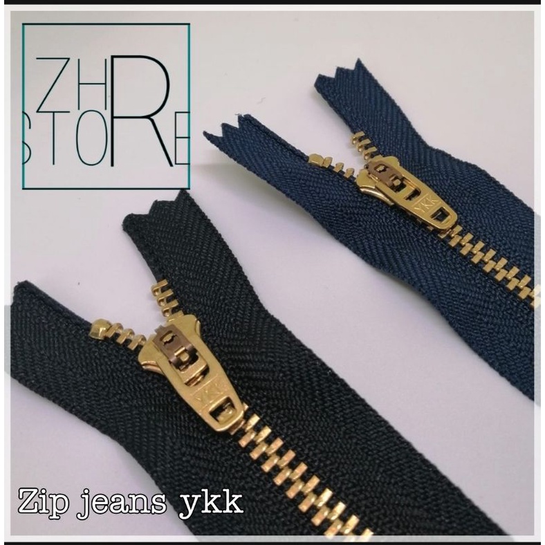 Original Zip Jeans YKK (Autolock) / Zip Seluar Jeans saiz (4", 5", 6",7 ...