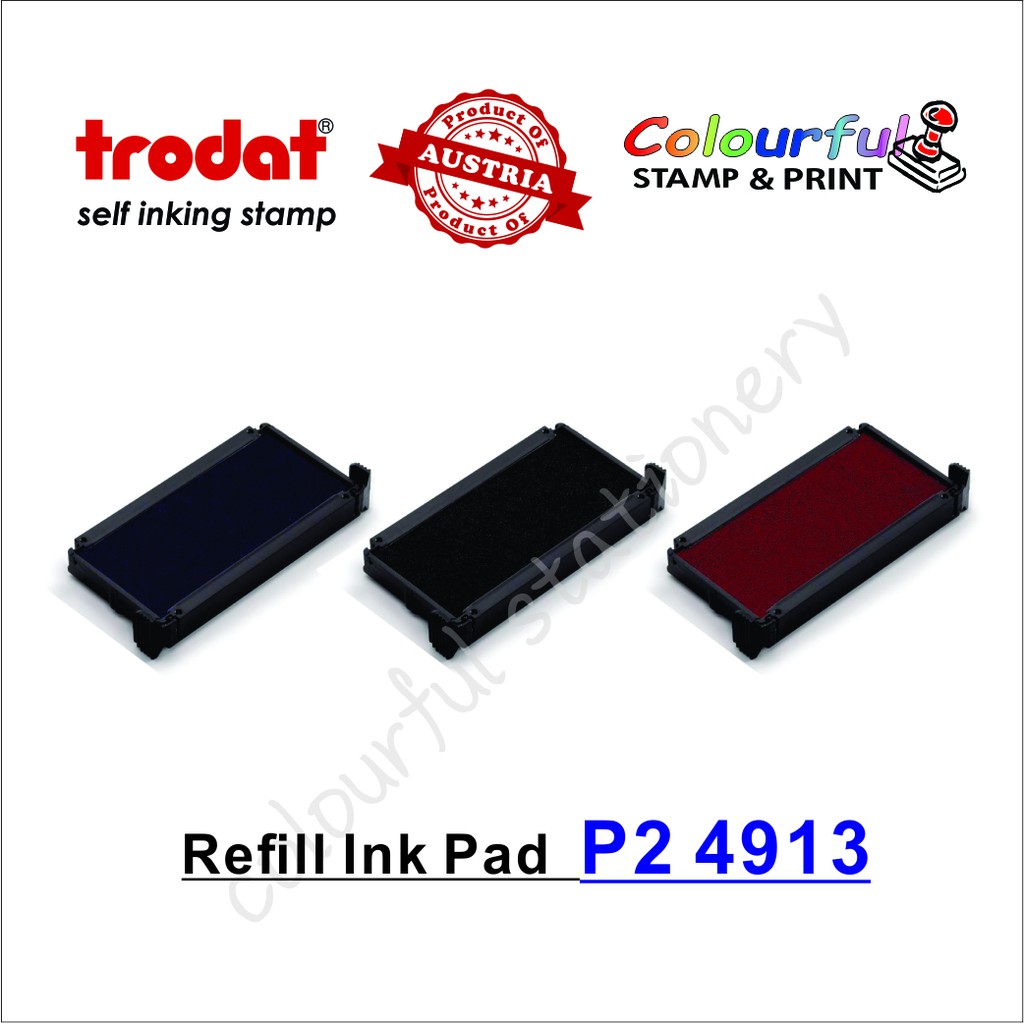 Trodat Series Self-inked Rubber Stamp,Trodat P2F 4910/4911/4912/4913.(Hospital, Office, School ...