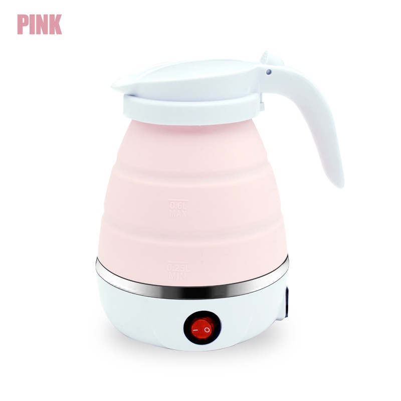 Foldable Electric Kettle Portable Mini Travel Kettle 0.6L Stainless ...
