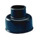 Toilet WC Black Rubber Cone For Lower Level Cistern Pipe / Flush pipe ...