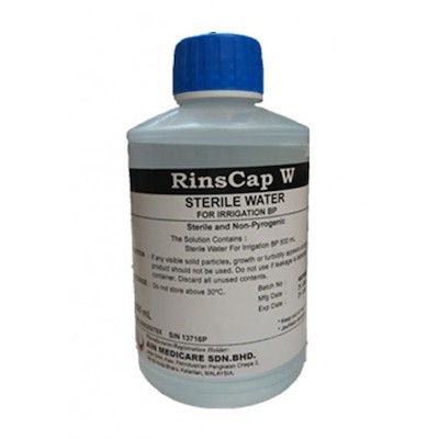 Rinscap W Sterile Water for irrigation BP 500ml | Shopee Malaysia