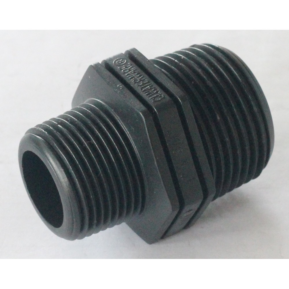 CLWATERWARE Poly HDPE Reducing Reducer Nipple 1 inch X 3/4 inch, 25 mm ...