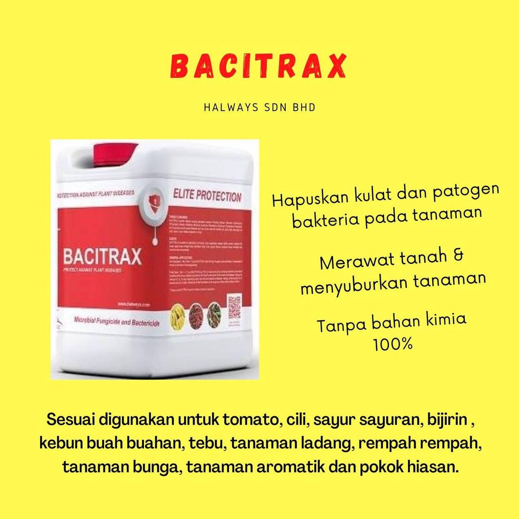 BACITRAX - KAWALAN PENYAKIT TANAMAN | Shopee Malaysia