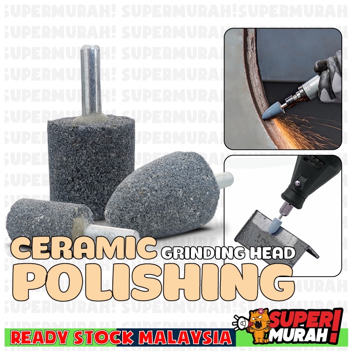 Mounted Stone Burr Grinding Head 6mm Shank Head Grinder Burr Abrasive ...