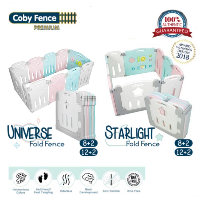 Coby Haus Fold Fence 8+2 Starlight / Universe | Shopee Malaysia