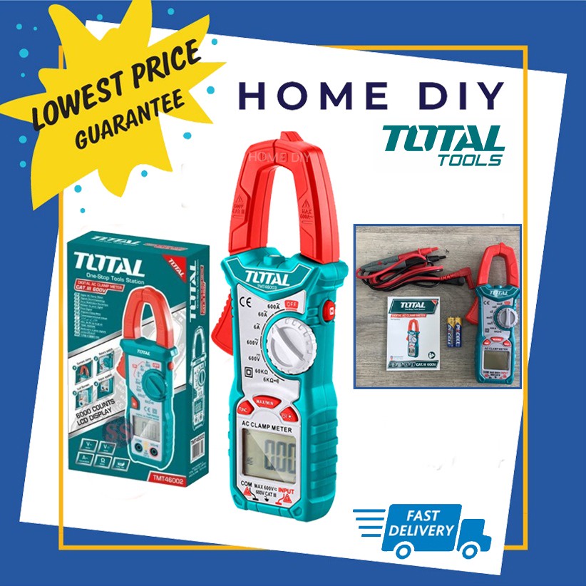 TOTAL TMT46003 Digital AC Clamp Meter | Shopee Malaysia