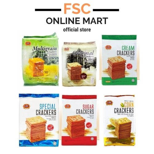 [FSC] Lee Biscuit Crackers 300/330gm (Multigrain/Special/Cream/Original ...