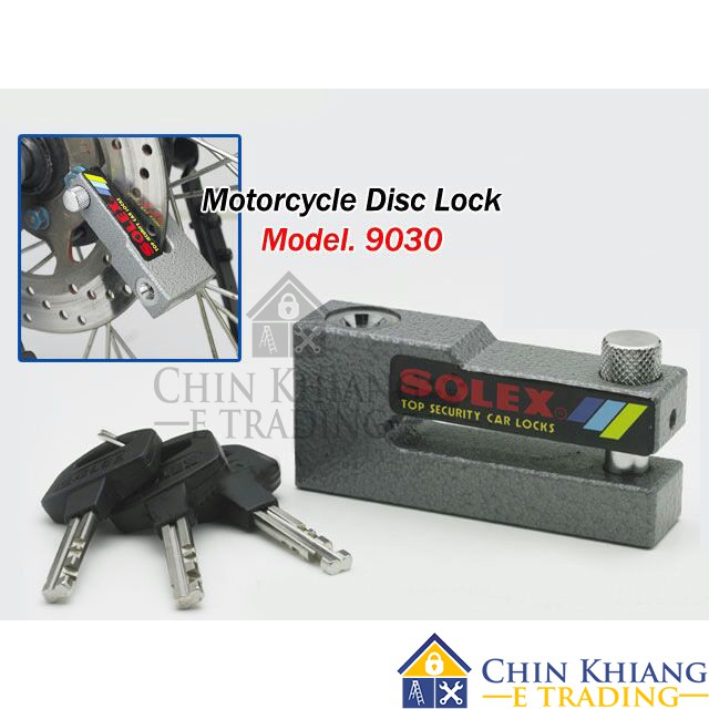Solex 9030 Premium Motorcycle Disk Lock Heavy Duty | Shopee Malaysia