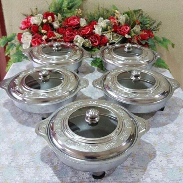 SET BUFFET TRAY 5IN1 JENIS BULAT UKIRAN BUNGA ROSE | Shopee Malaysia