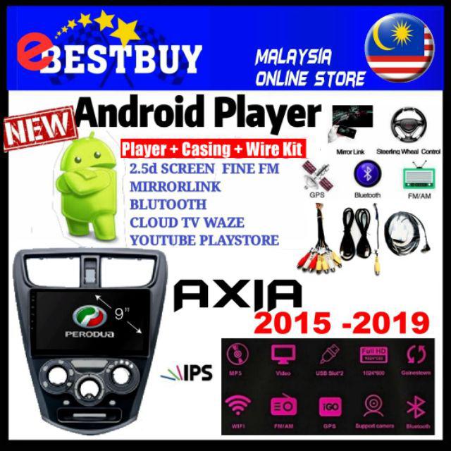 Perodua Mohawk【free Camera】 Big Touch Screen 9 10" Android Player 32G ...