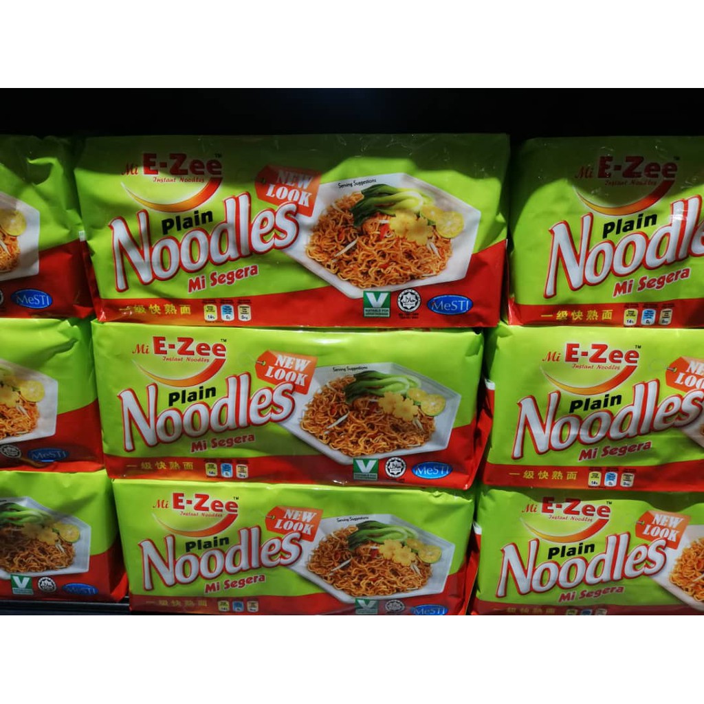 E-Zee Mee Instant Noodle Plain Noodles 600G x 10 Packs [WHOLESALE 1 ...