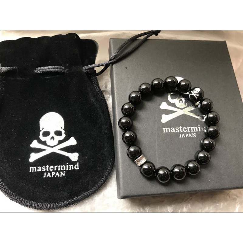 Mastermind Japan Black Onyx Bracelet with Box and Velvet Bag preorder ...