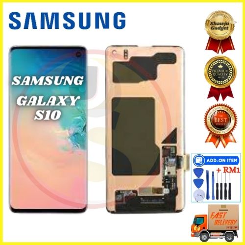 ORIGINAL SAMSUNG SUPER AMOLED S10 G973f/G973 LCD TOUCH SCREEN DIGITIZER By SHAWJU GADGET ...