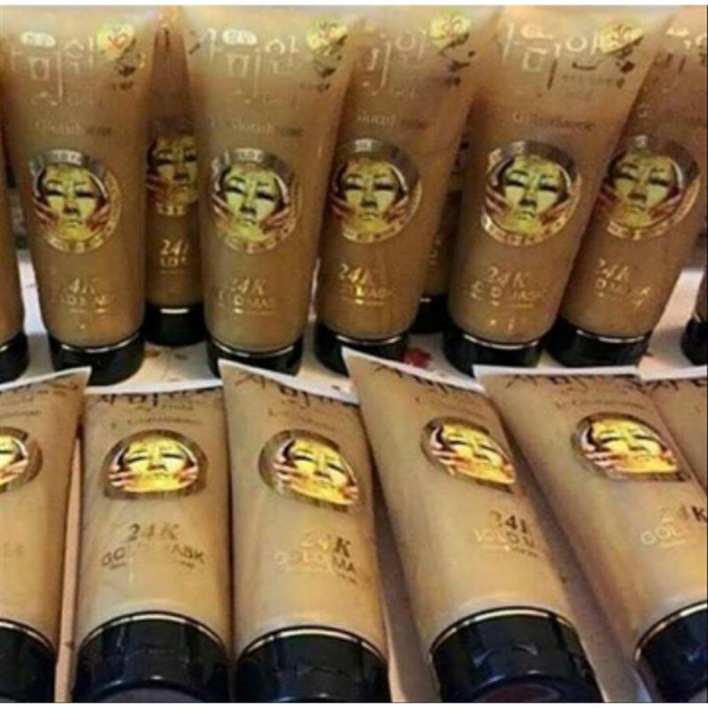 Korea 24K Gold Mask Masker Muka Emas 24K 220ml | Shopee Malaysia