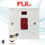 PLK 45A 1Gang 1Way Double Pole DP Switch C/W NEON Suis / Isolator Water ...
