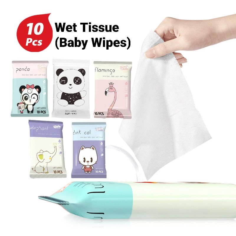 Wet Tissue Baby Wipes Non Alcohol Wet Wipes Tisu Basah Care Home/Travel ...