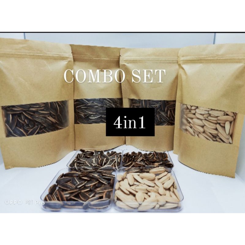 🎁 COMBO SET 4in1 🎁Kuaci / Kwaci (JAMBO BIG) Wangi sunflower seeds ...