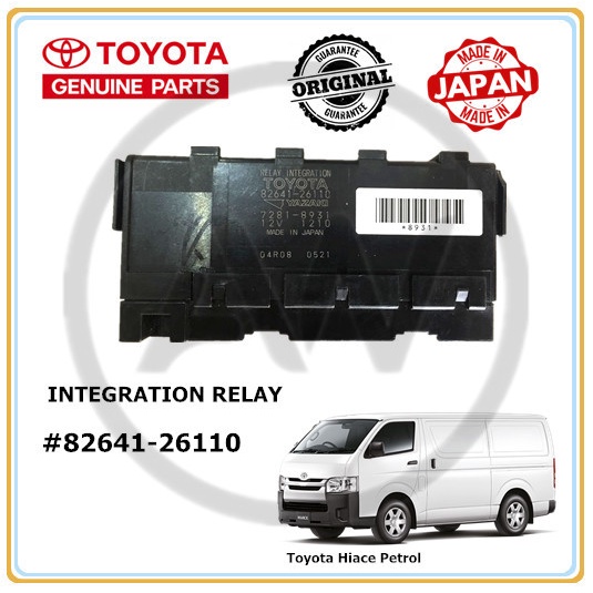 Original Toyota Hiace Petrol KDH200 TRH200 Integration Relay Fuse Link ...