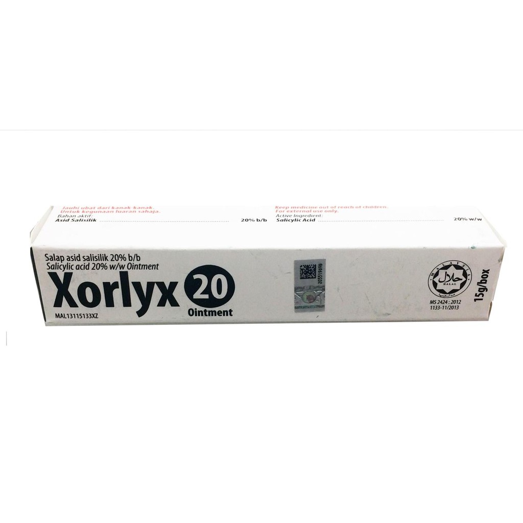 Xorlyx 20% Salicylic Acid Ointment 15g | Shopee Malaysia
