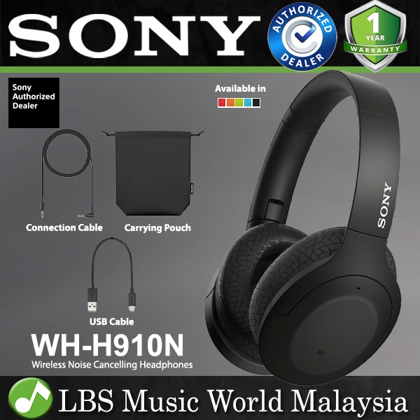 [Discontinued] Sony WH-H910 Over Ear Wireless Noise Cancelling Overhead ...