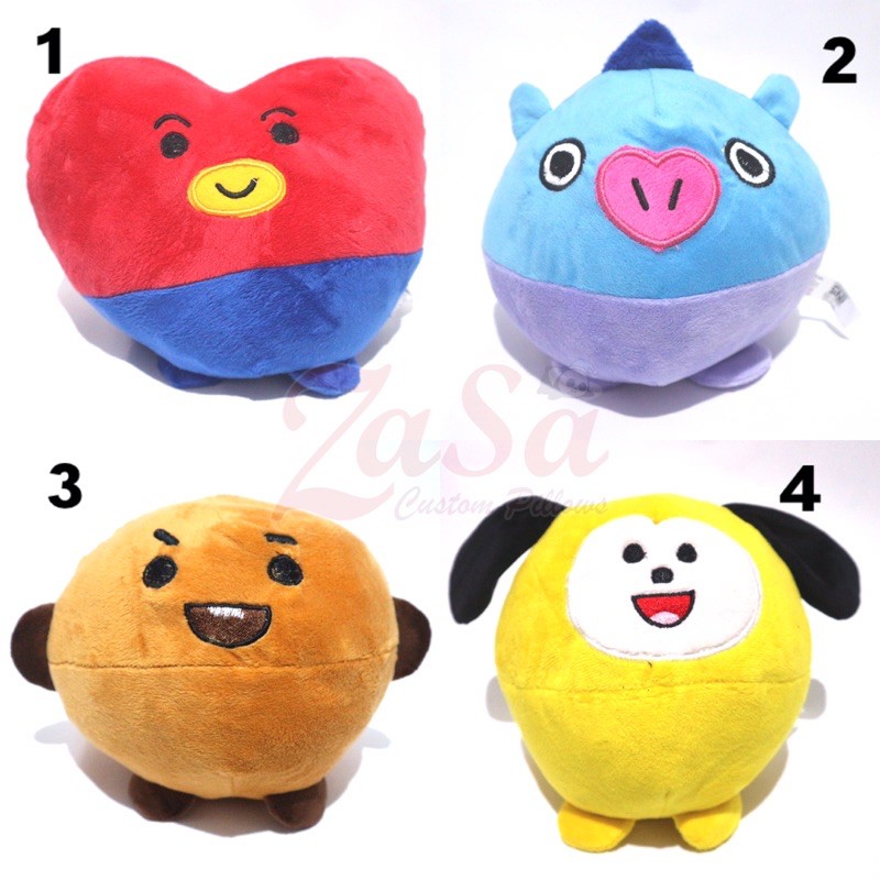 Quality Bt21 Soft Bts Doll Ball / Bt21 Chimmy Shooky Tata Mang Van Doll ...