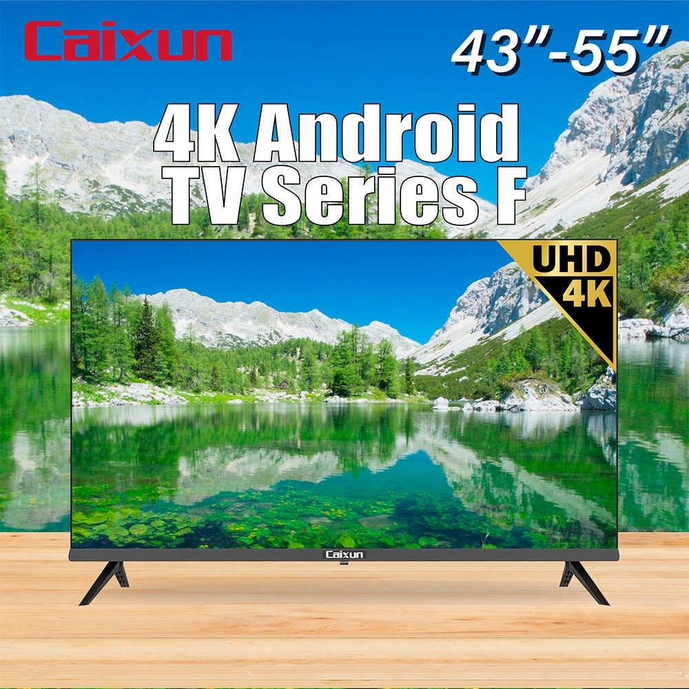Caixun 43-55" 4K Android UHD TV Series F | Model: LE-43F2G / LE-55F3G ...