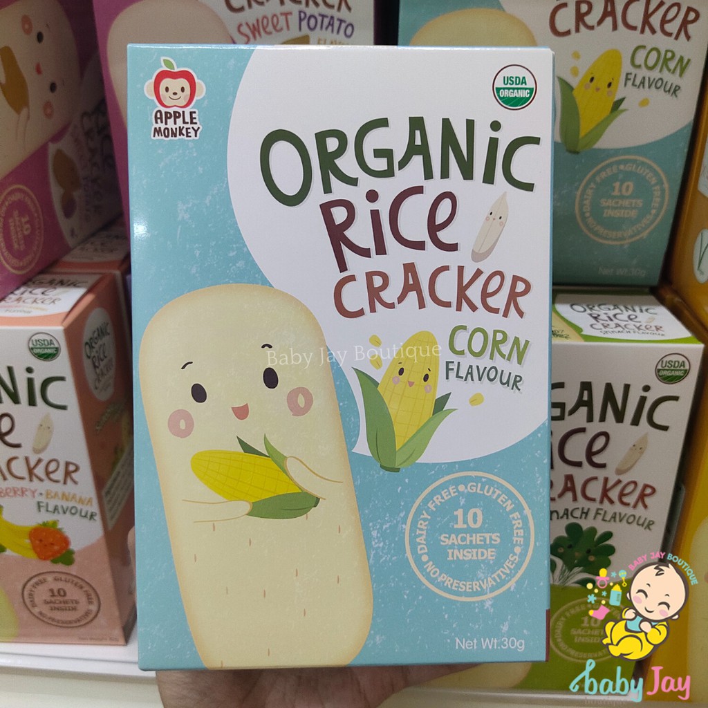 Organic Rice Cracker 30g (10 Sachet) | Shopee Malaysia